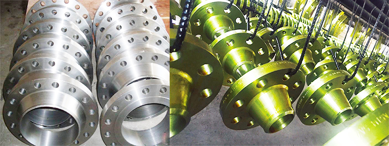 Installation of sliding flange